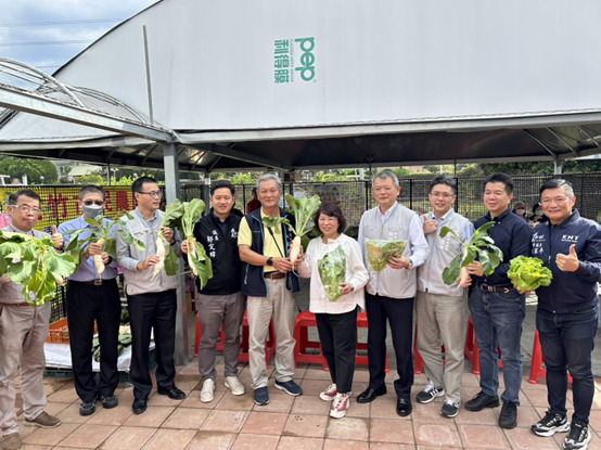 【容傳媒】嘉義市長竹市民農園通過慈心有機栽培認證 黃敏惠市長期盼打造有機家園