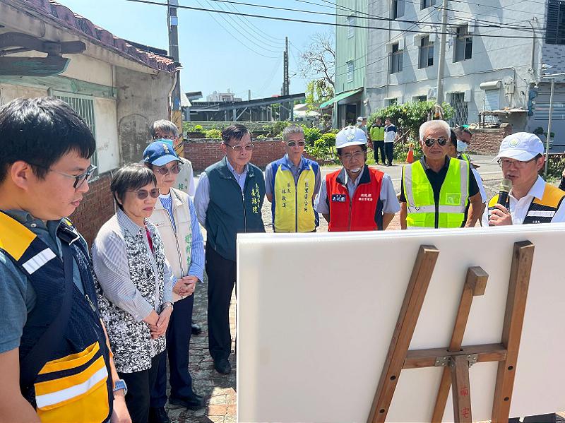 【容傳媒】內政部長劉世芳視察台南佳里區弱勢戶修繕工程