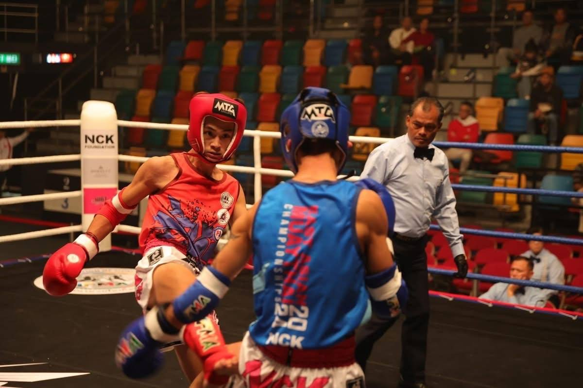 【容傳媒】佛大運健學程大一簡廷軒榮 獲東亞泰拳錦標賽季軍